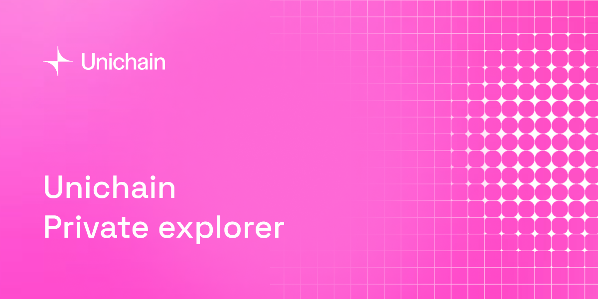Unichain blockchain explorer - View Unichain stats | Blockscout
